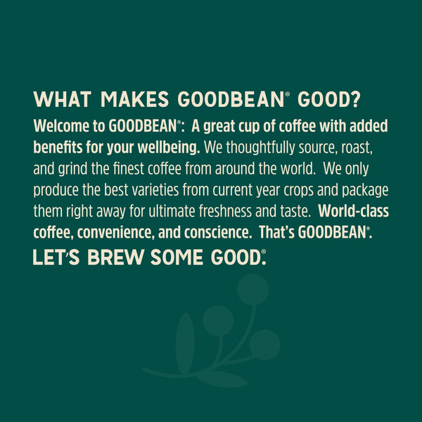 goodBean Mood and Immune Support Ground Coffee, Organic Arabica Coffee ...