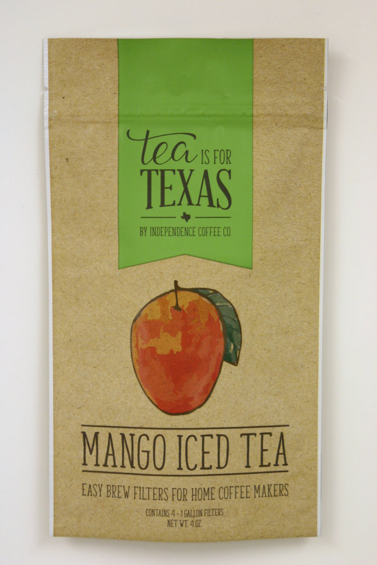 Peach Flavored Iced Tea Filter Packs (Pack of 4) - Independence Coffee Co.