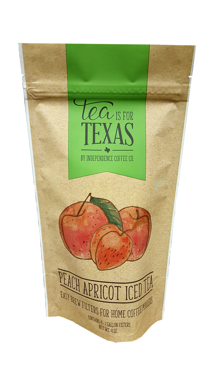 Peach Flavored Iced Tea Filter Packs (Pack of 4) - Independence Coffee Co.